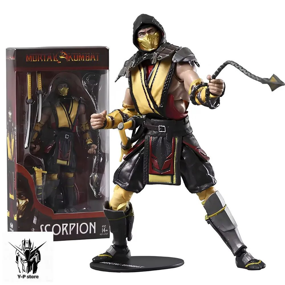 Фигурка Мортал Комбат Скорпион / Mortal Kombat Scorpion (18см)