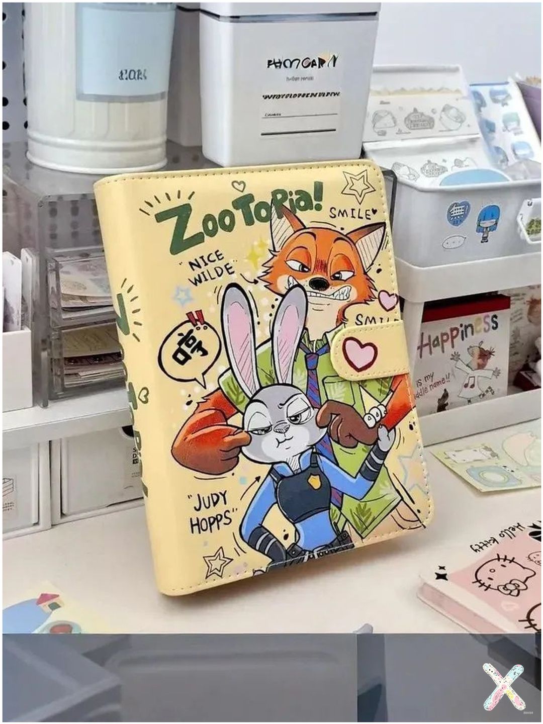 Альбом для карточек K-pop, A5, 20 листов, желтый, из экокожи, фотоальбом binder для коллекционирования