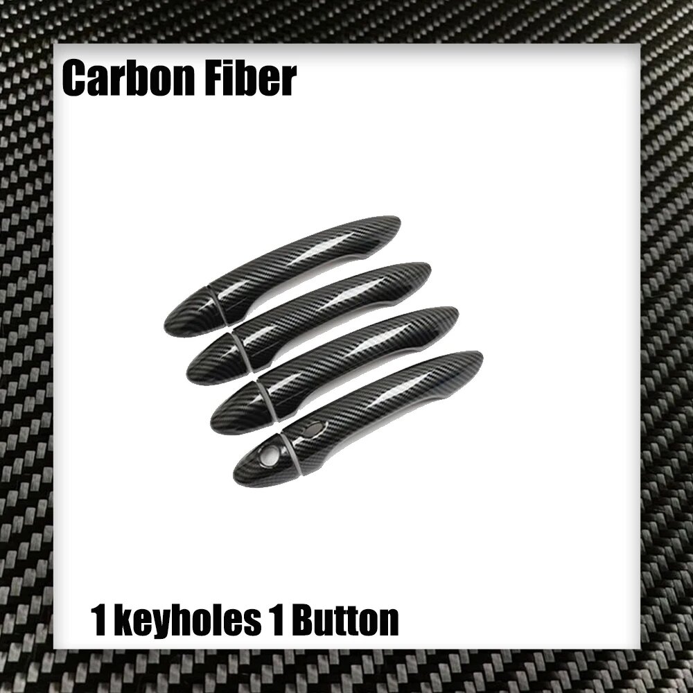 Крышка дверной ручки автомобиля для Chery Arrizo 5 5e EX Cowin E5 GX Plus Черный, 1 Keyhole 1 Button