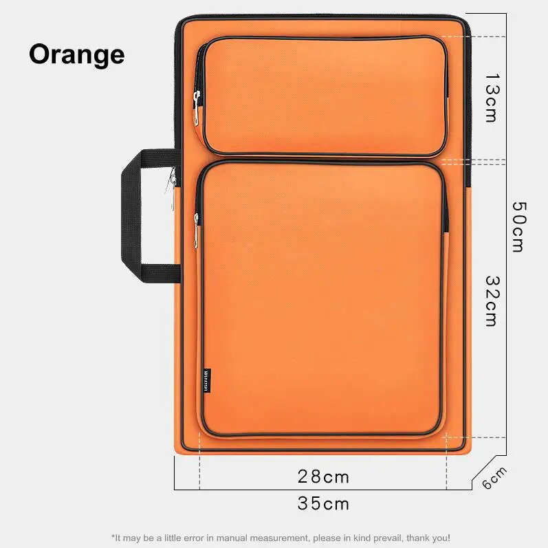 Сумка для рисования A3 Oxford Оранжевый, Orange