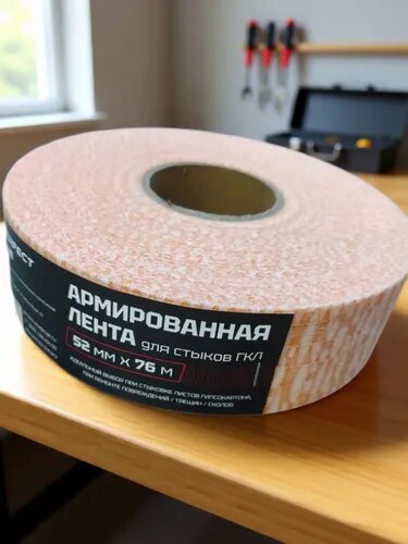Perfect Line Лента полиамидная армированная для стыков (швов) ГКЛ 52мм х 76м
