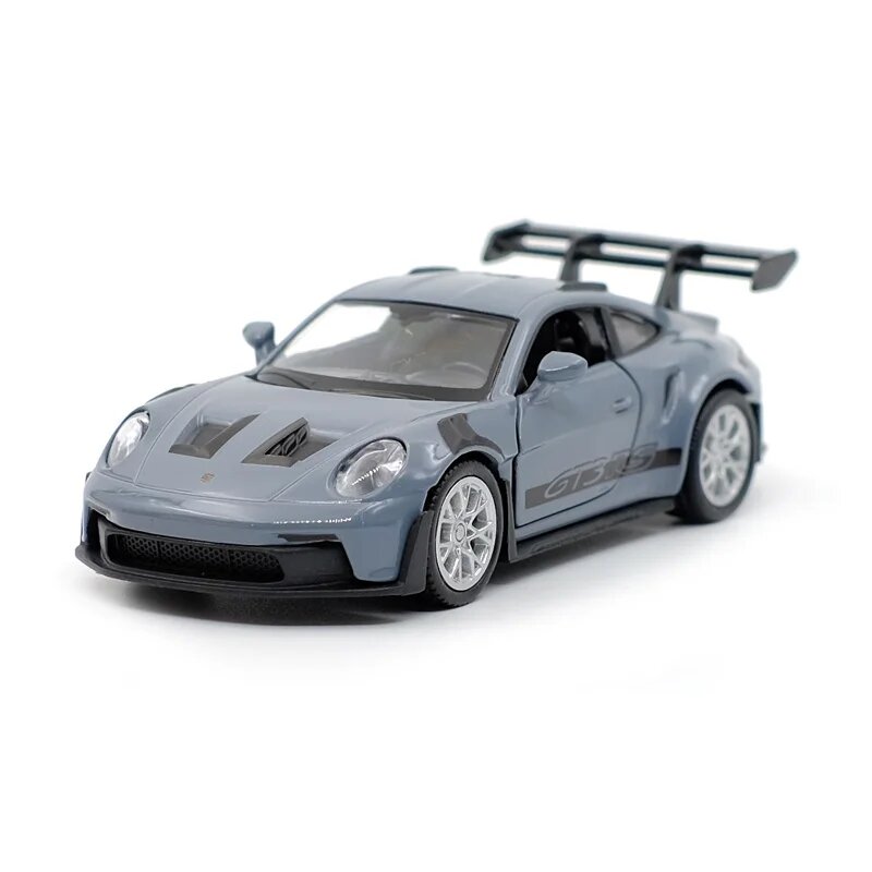 RMZ CITY Porsche 911 GT3 RS модель авто 1:36 металлическая Серый, Grey (no box)