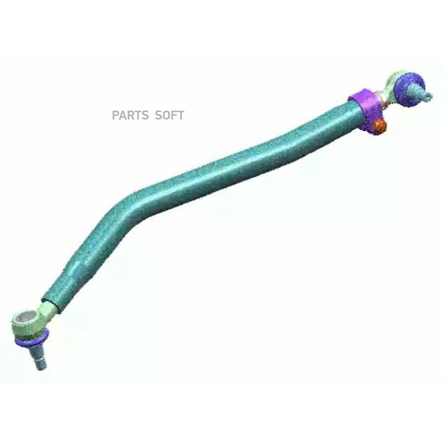 LEMFORDER 3745801 37458 01 тяга рулевая ! прод. L=863 d=52 1изгиб након. M20x1.5/M30x1.5 \Volvo FM7/9/10/12 FH12/16