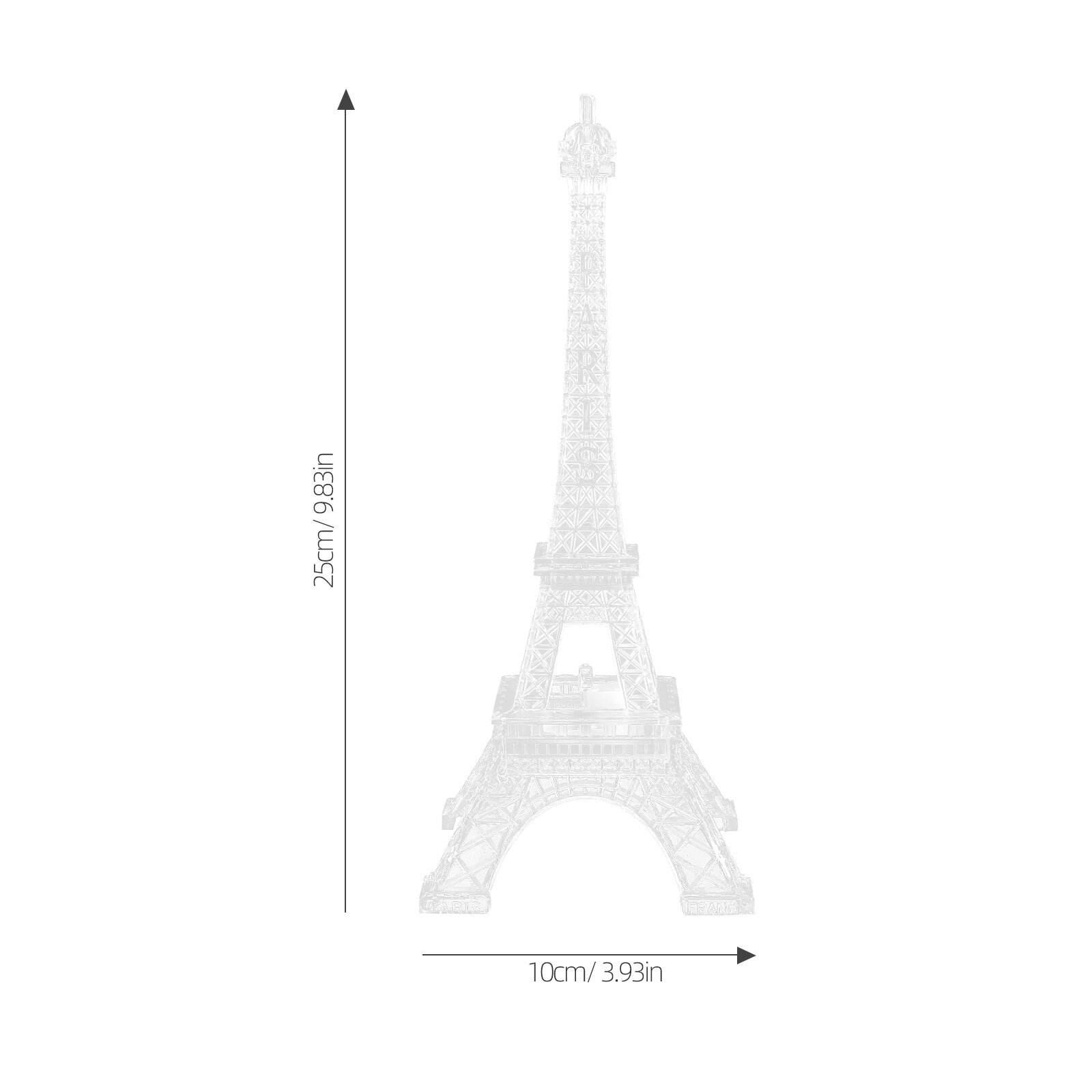 Ночник в форме Эйфелевой башни с подсветкой 25.00x25.00x10.00CM