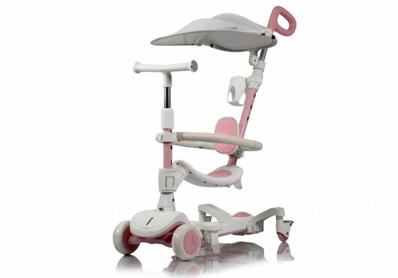 Другие электромобили Rivertoys Детский самокат-беговел HB-777-A розовый