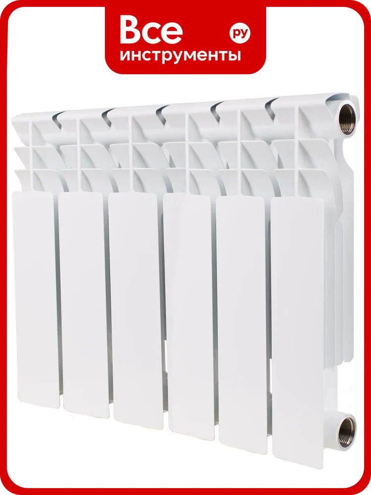 Радиатор биметаллический OASIS eco 350/80/6 4640130974671