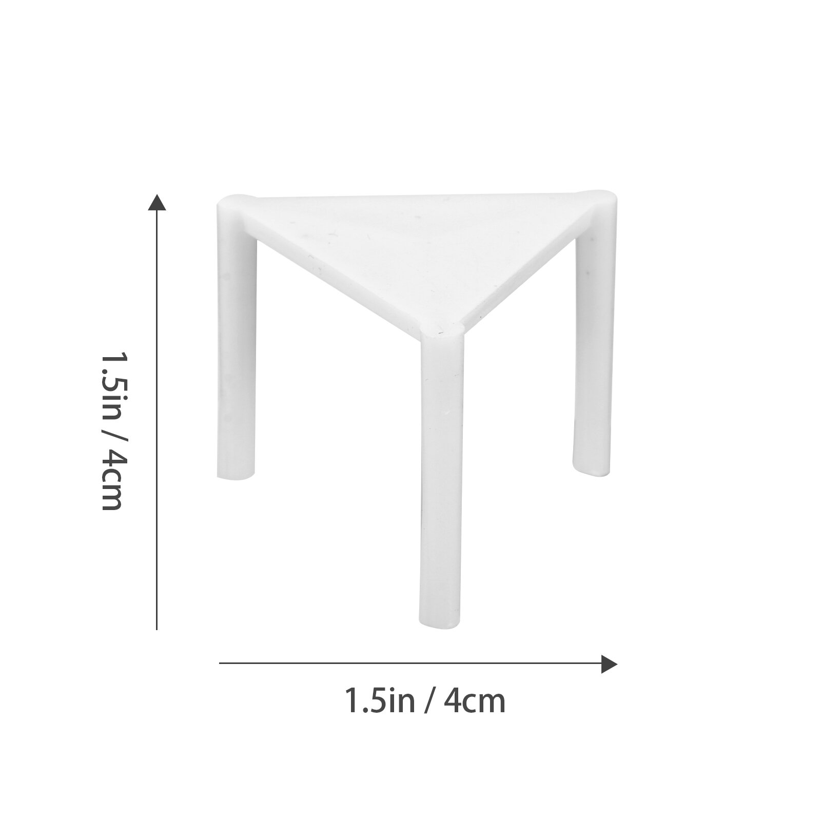 Подставки Для Пиццы 100 Штук Белые Размер 4X4X3.4Cm Из Высококачественного Пластика Против Прилипания