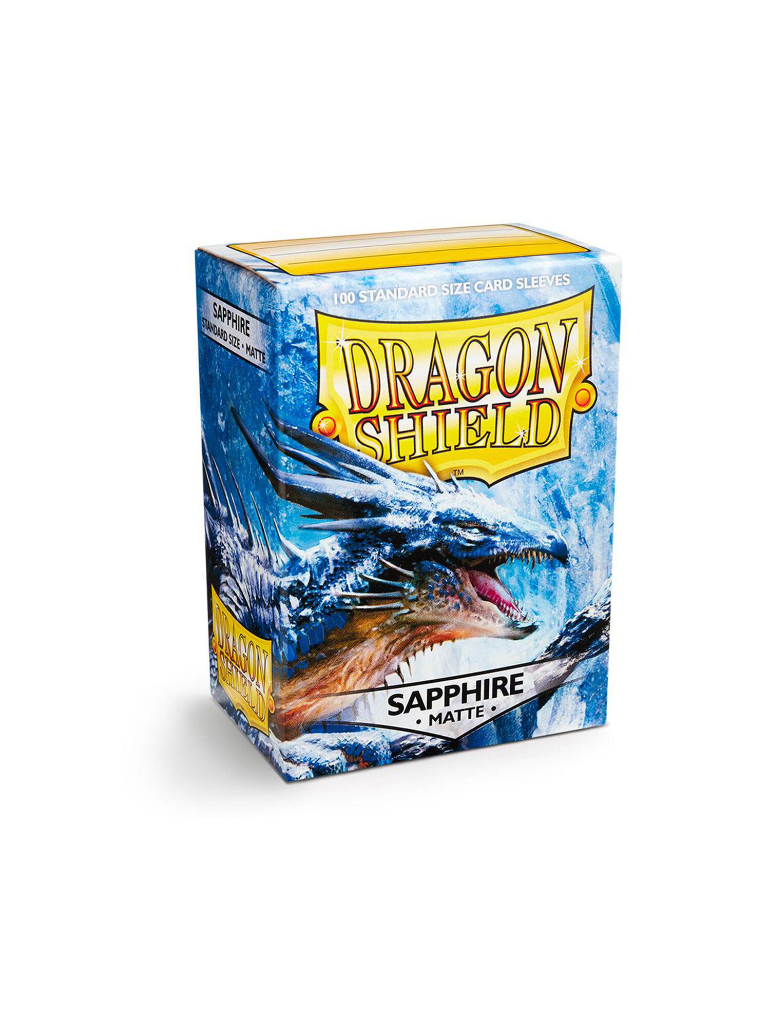 Протекторы Dragon Shield Standard Matte Sapphire 64х89 мм 100 шт. 120 мкм - для карт 63х88 мм MTG, Pokemon