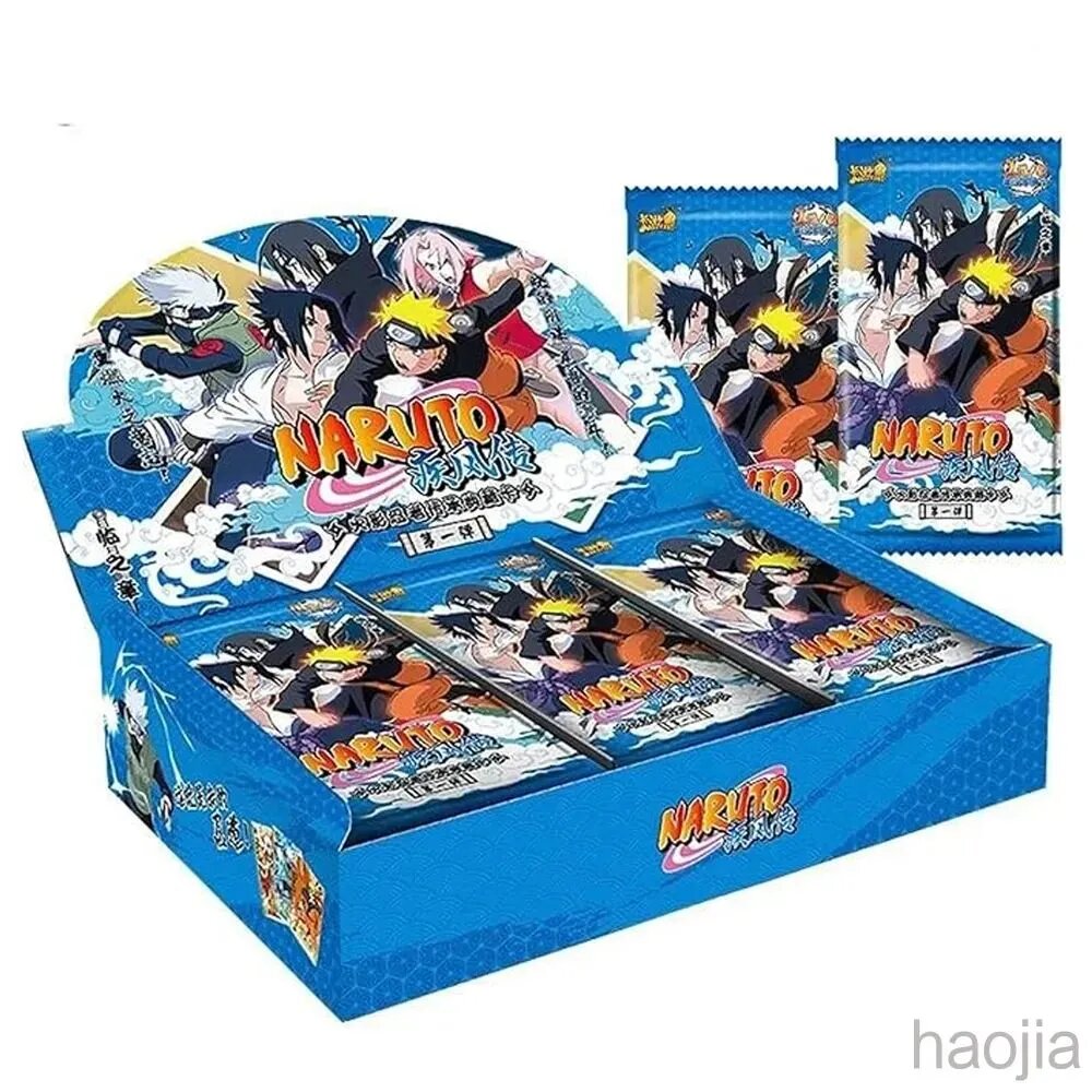 Коллекционные карточки RS Toy World KAYOU Naruto Series TCG по аниме, 36 пакетов в коробке, 5 карт в пакете.