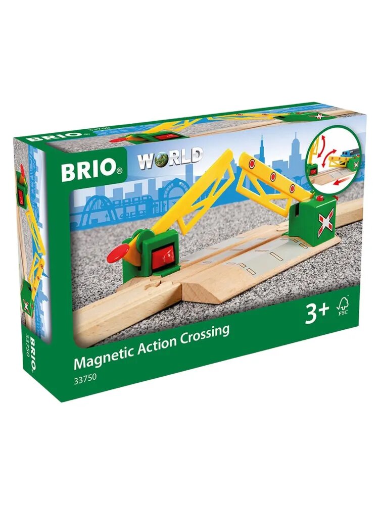 BRIO Магнитный железнодорожный переезд -33750
