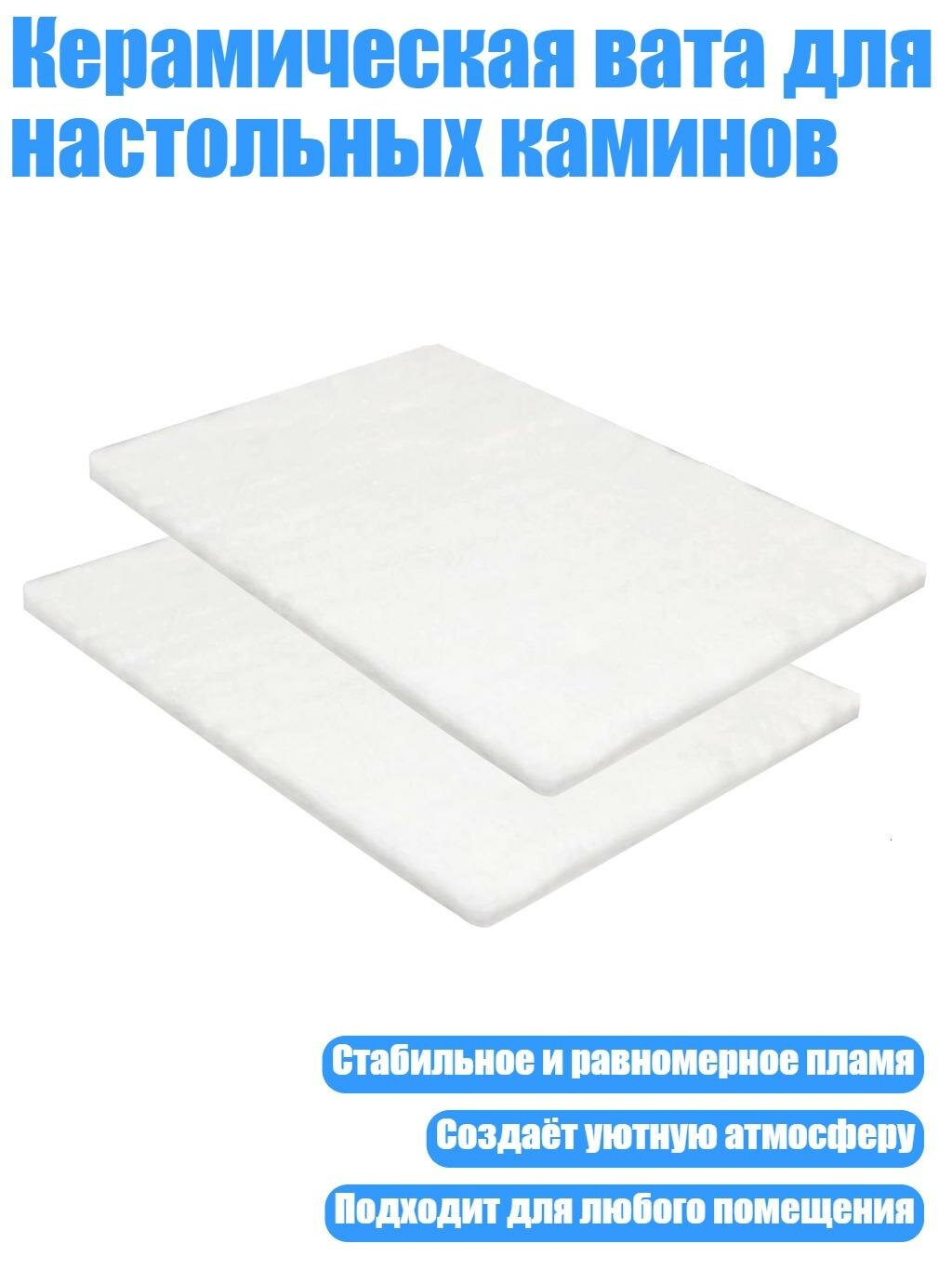 Керамическая вата для настольных каминов, A
