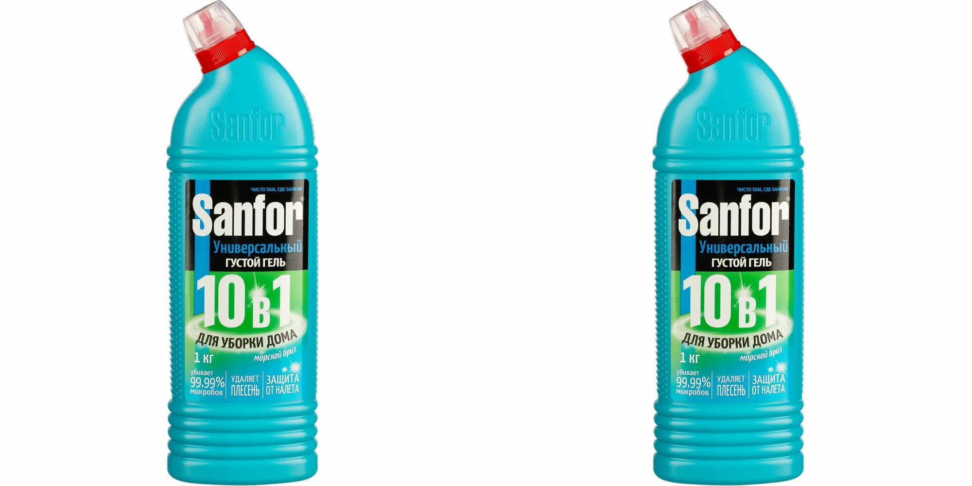 Sanfor Средство для сантехники Морской бриз, 1000 г, 2 шт