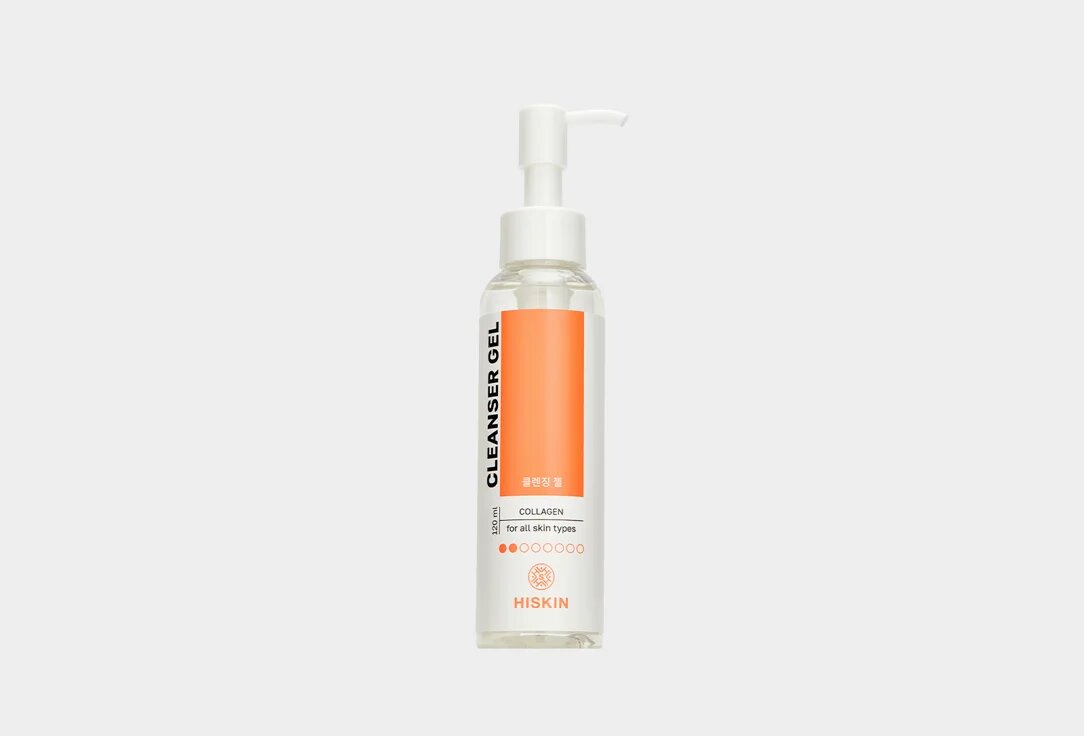 HISKIN Cleanser Gel with Collagen Гель для умывания с коллагеном 120мл