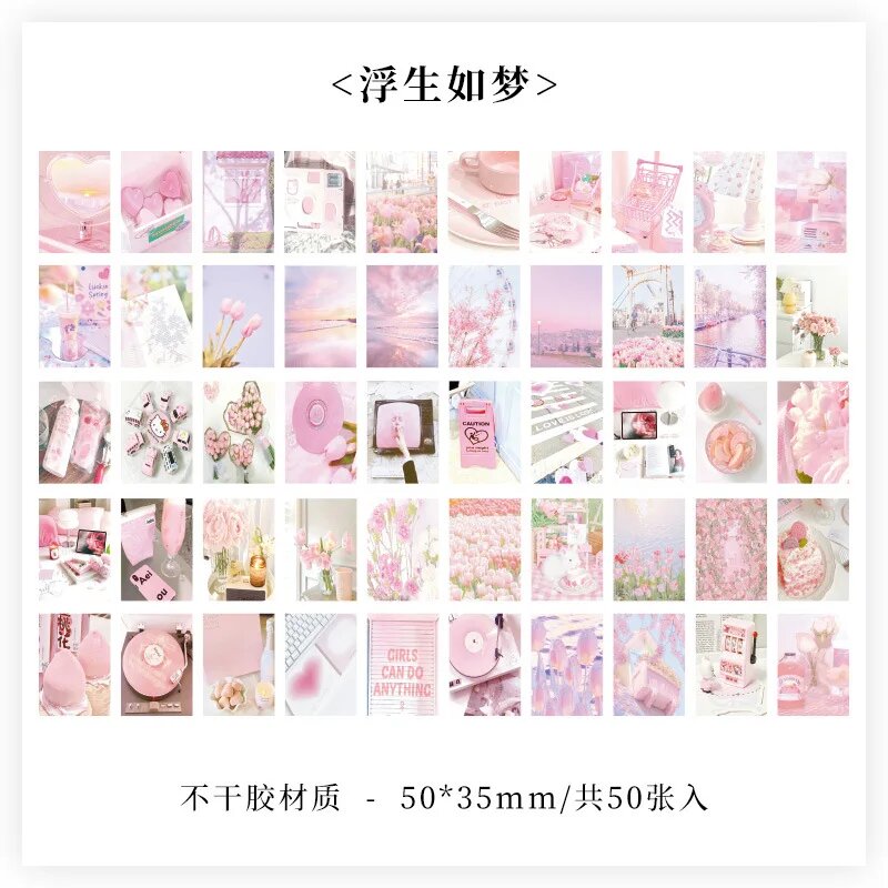 Мини-наклейки для скрапбукинга Розовый, D