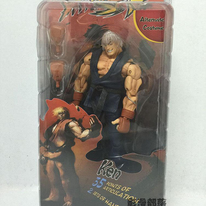 NECA Street Fighter Street Fighter Long Кен Гули Акума Чун-Ли 7-дюймовая подвижная фигурка куклы