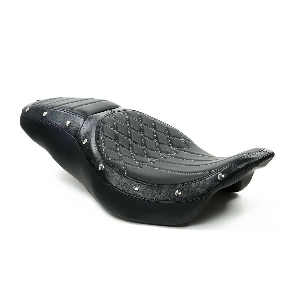 Пассажирское сиденье водителя мотоцикла для Harley Touring Road King Electra Glide Road Glide Black