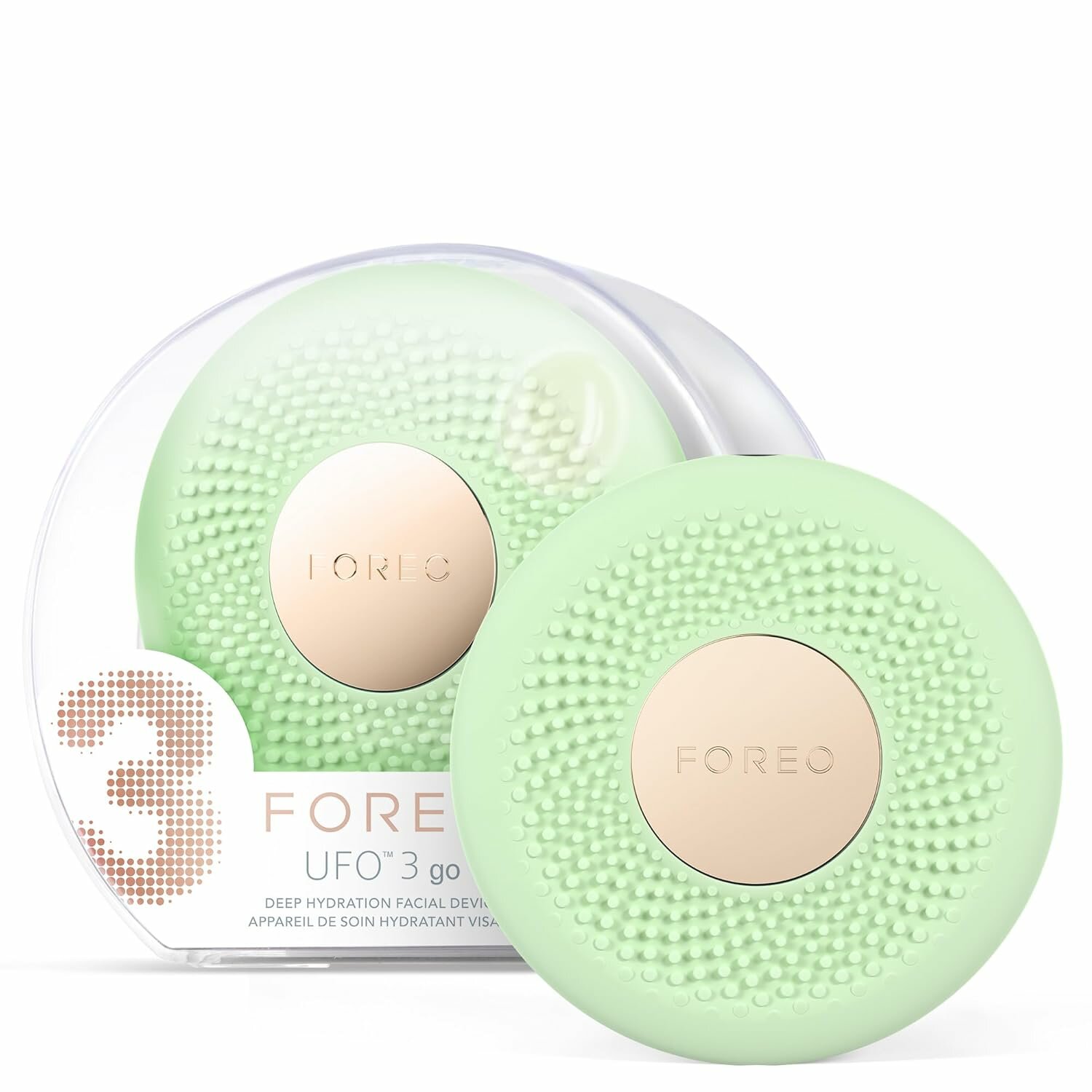 Foreo UFO 3 Go Звуковое устройство, ускоряющее действие маски UFO 3 Go, Pistchaio