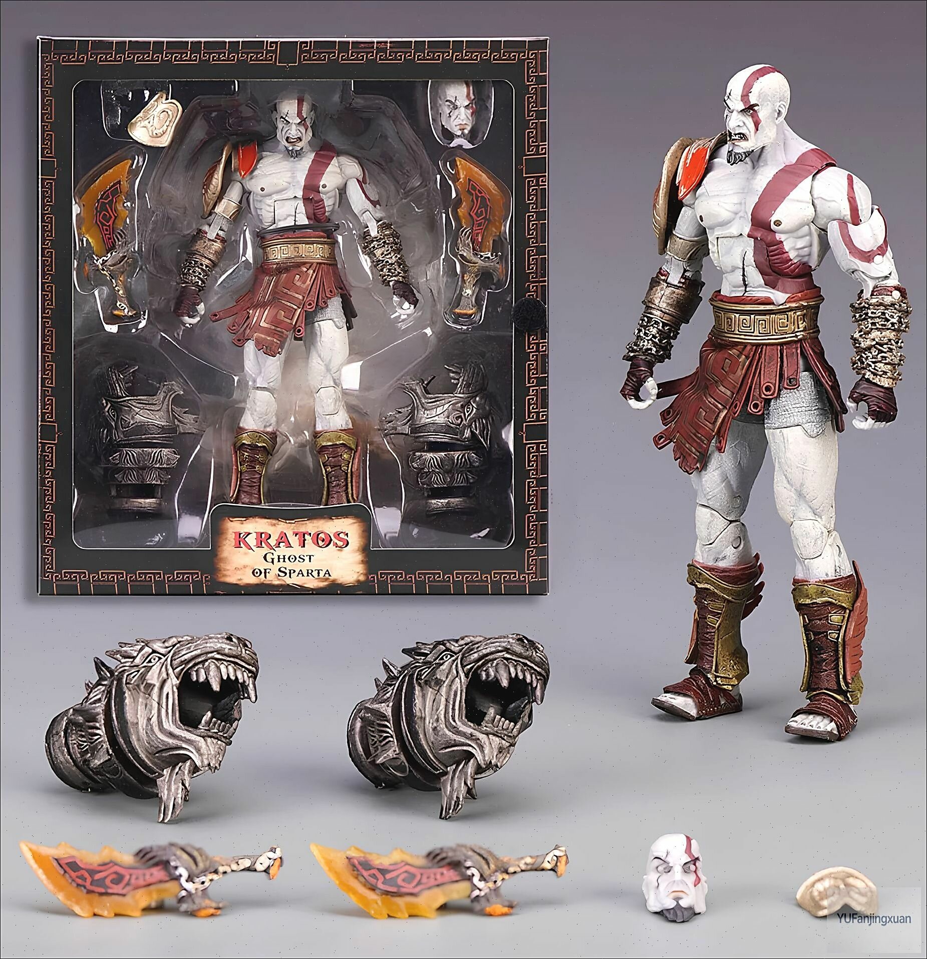 Фигурка Бог войны Кратос Призрак Спарты / God of War Ghost of Sparta (18см)