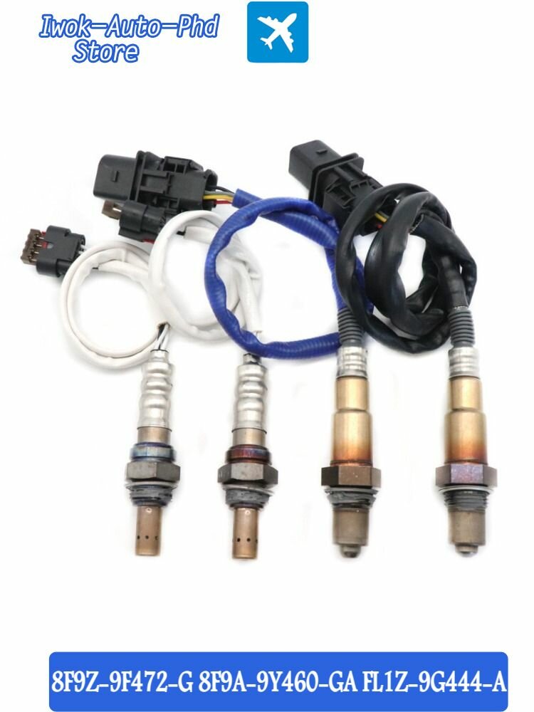 4 датчика кислорода Lambda O2 вверх и вниз For Ford E-150 EXPEDITION 234-5076 8F9Z-9F472-G 8F9A-9Y460-GA FL1Z-9G444-A