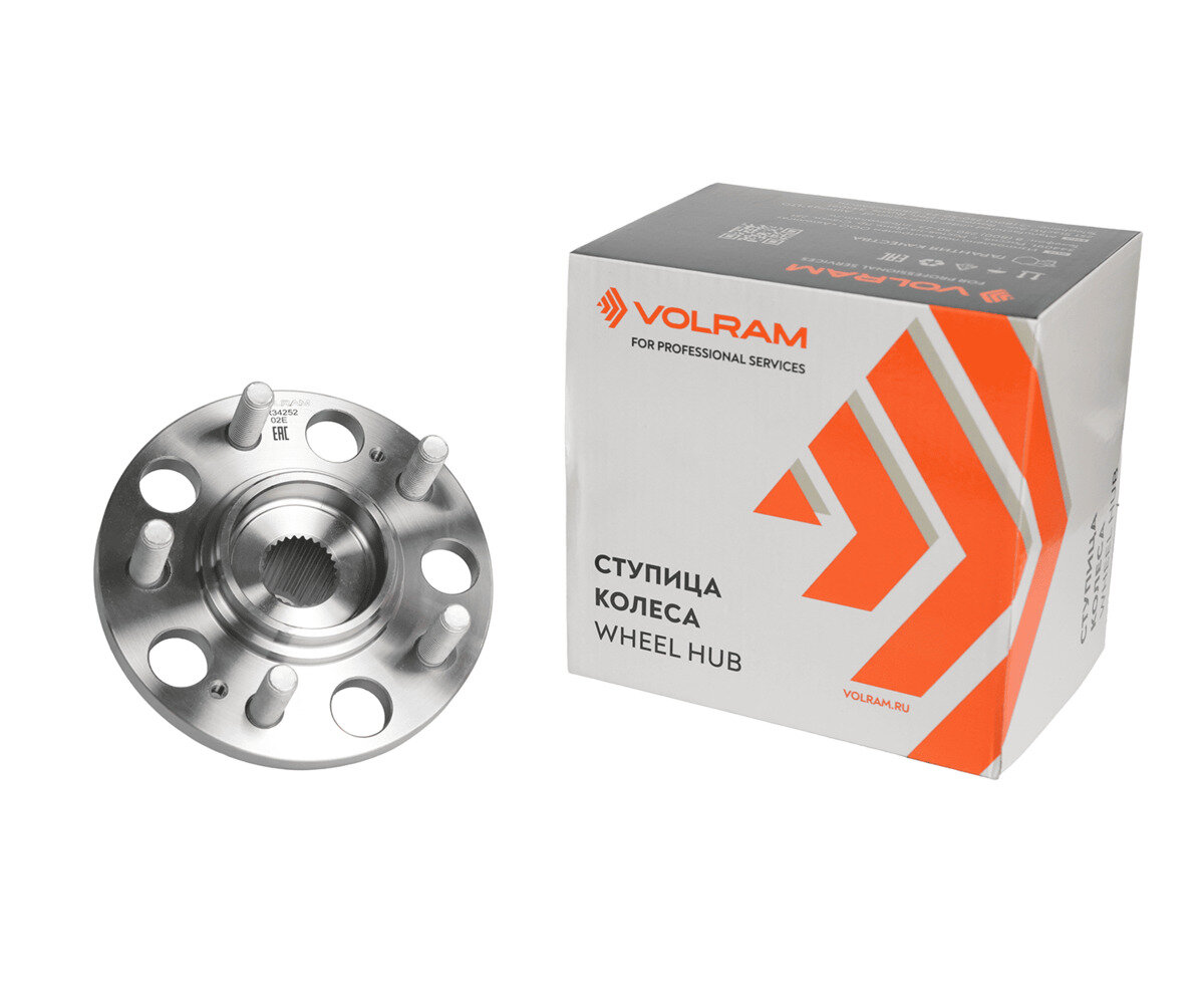 Ступица без подшипника Volram VR34252 задняя 5 болтов для Hyundai Tucson (04-), Creta (16-), Sonata 6 YF (09-15); Kia Sportage