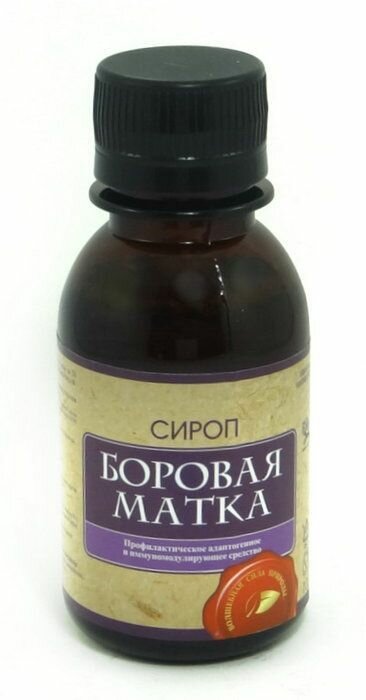 Сироп Универсал-Фарма Боровая матка для профилактики женских недугов, 100 мл ТНП