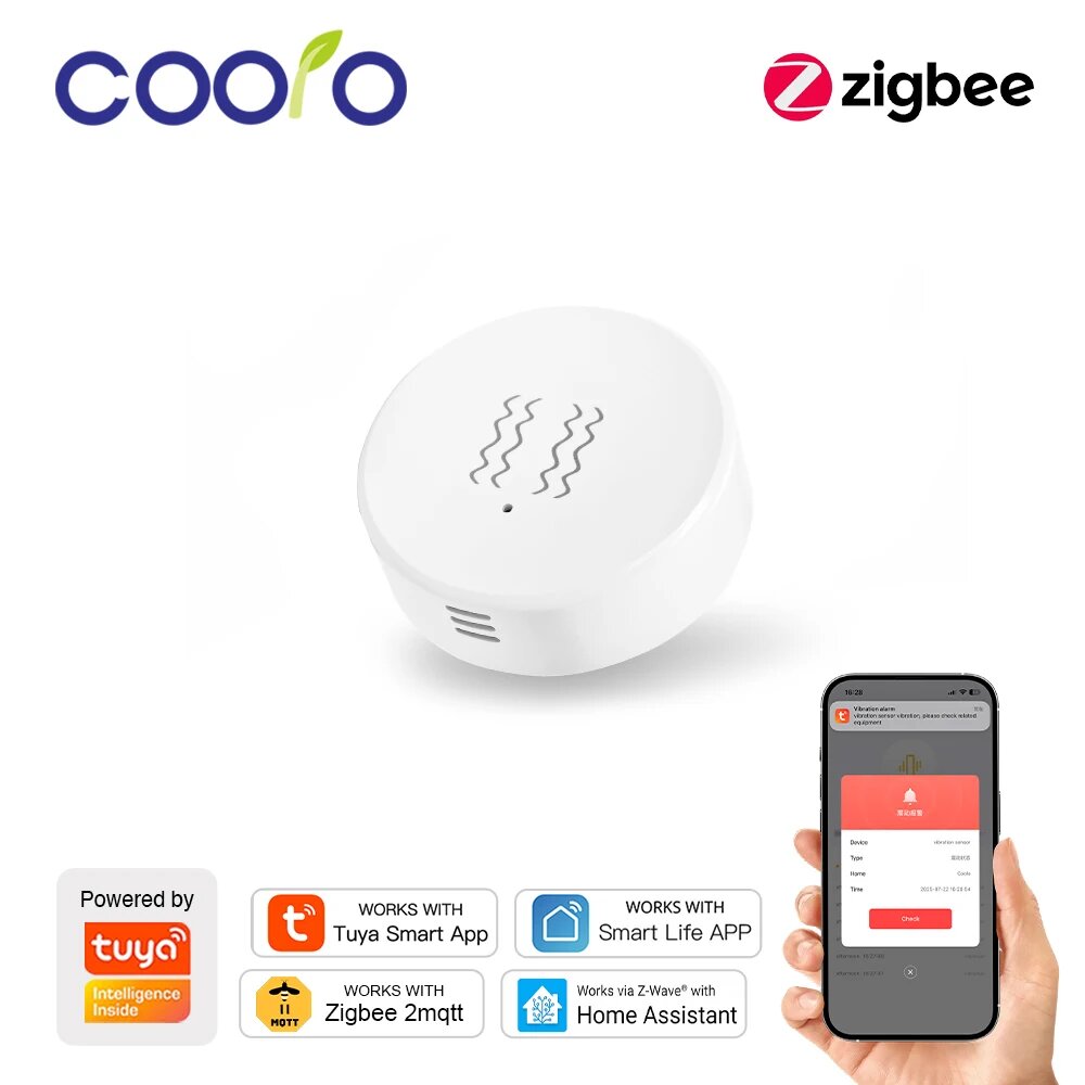 Датчик вибрации iHseno 71AWZ Zigbee