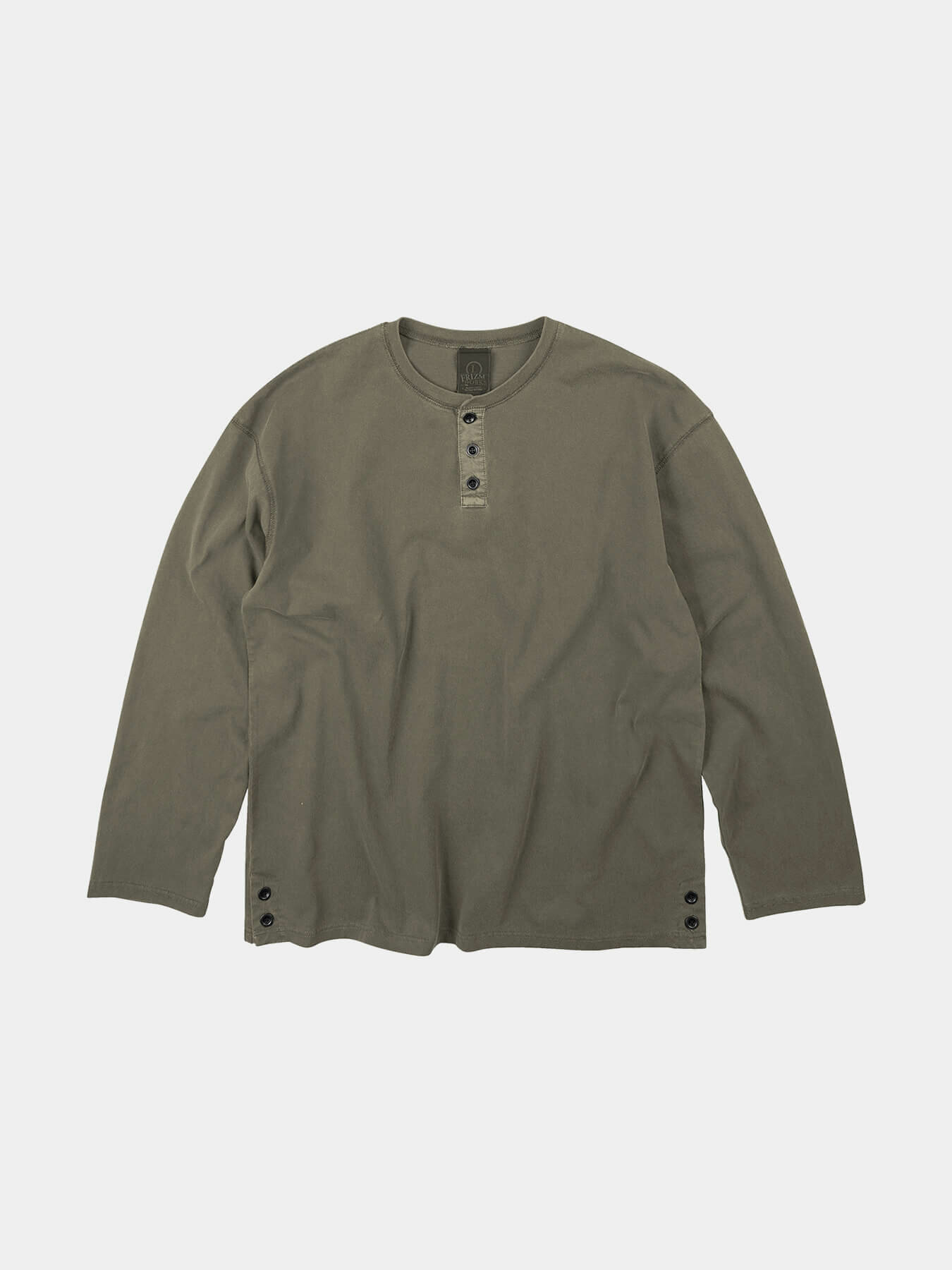 Лонгслив PIGMENT DYEING HENLEY NECK