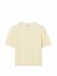 Футболка CLAUDIE PIERLOT Contrast knit jumper, размер 42, светло-желтый