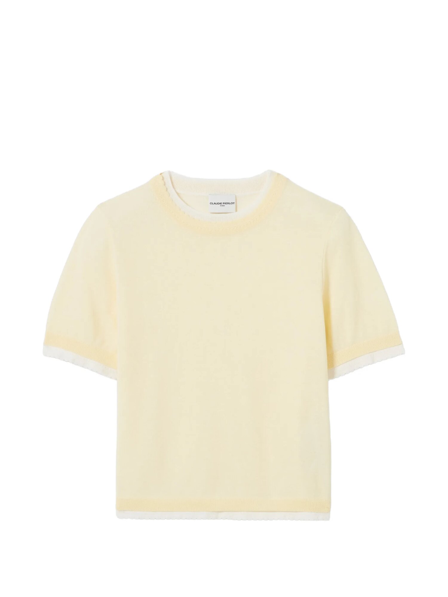 Футболка Contrast knit jumper
