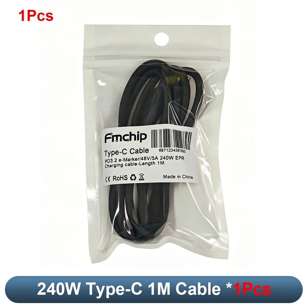 Кабель Type-C 1M 240W Fmchip