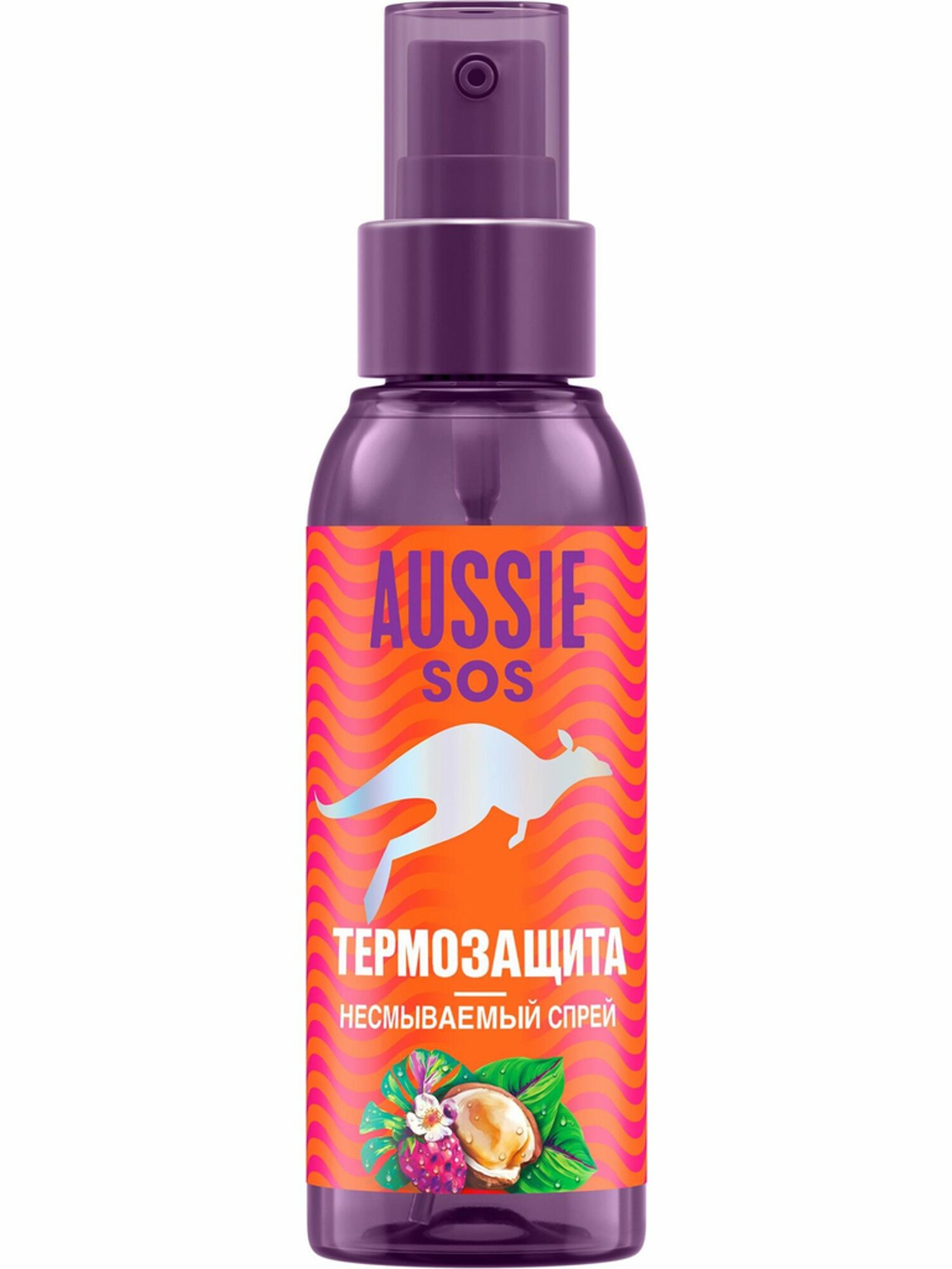 Спрей-термозащита Aussie SOS с тасманским перцем для сухих и поврежденных волос 100 мл
