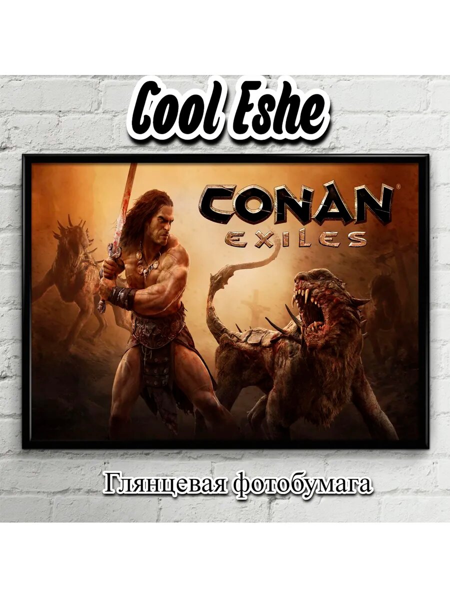 Плакат "conan exiles 2018 game, заставка" А4