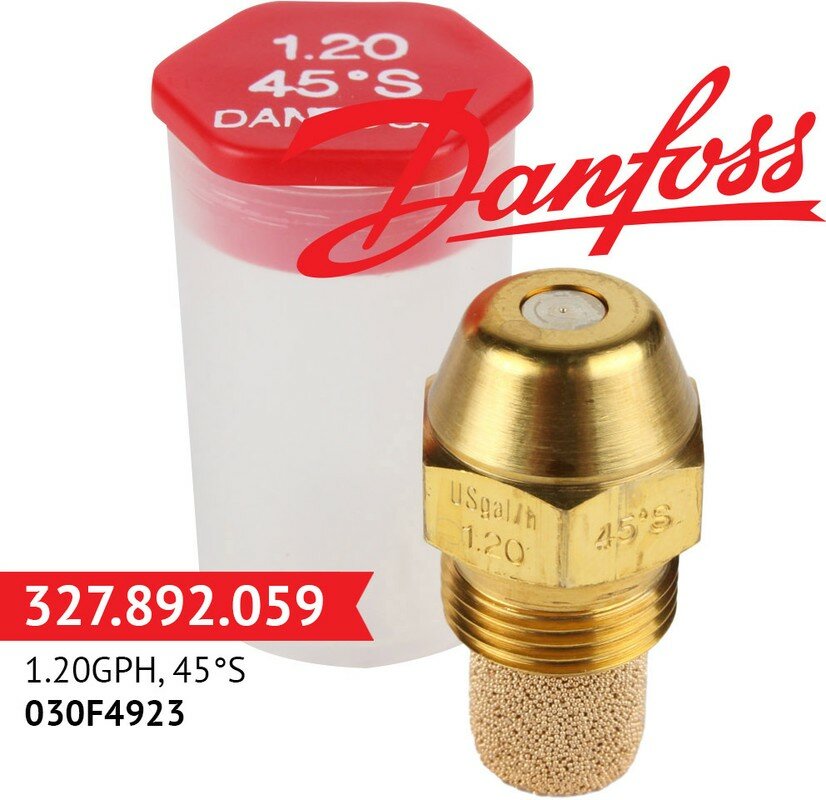 Топливная форсунка Danfoss 1.20GPH,45S 030F4923