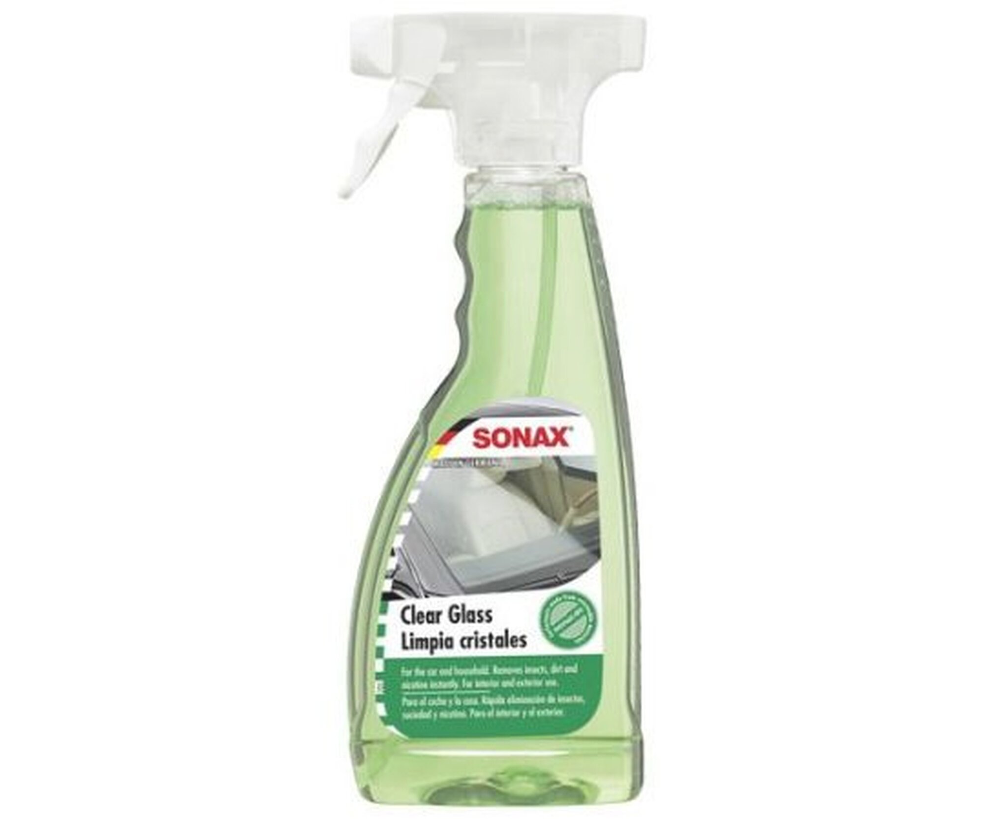 Очиститель автомобильных стекол, фар и зеркал SONAX Glass Cleaner, 500 мл