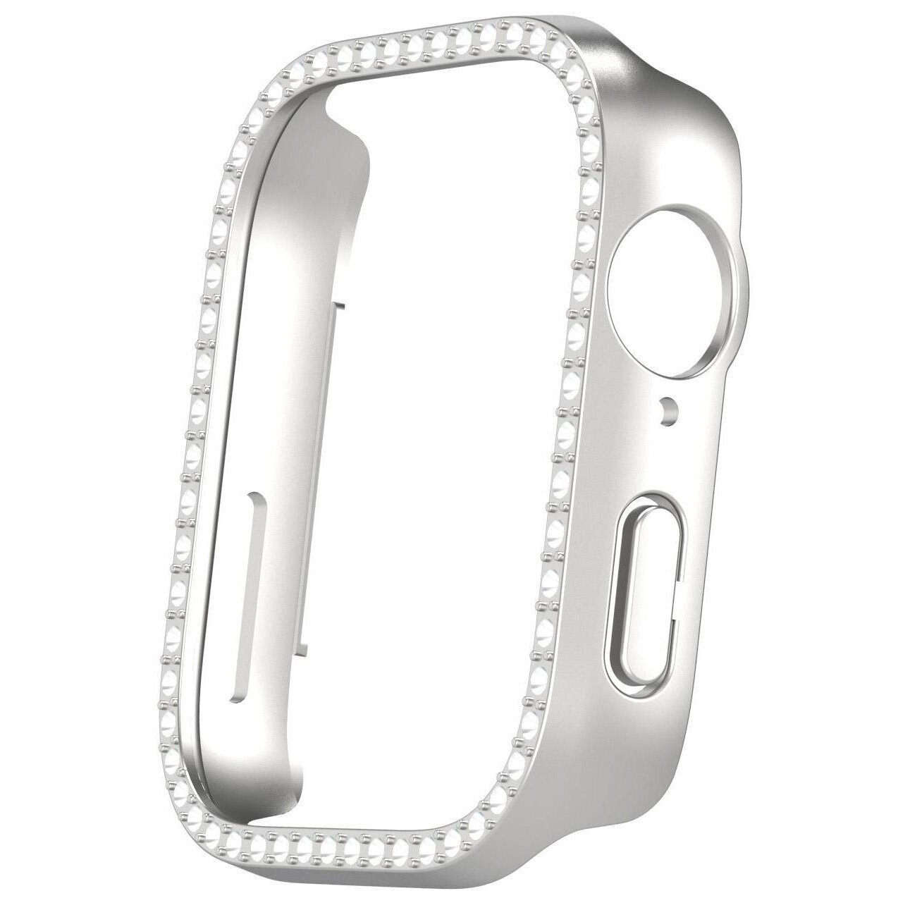 Серебристый часовой чехол с стразами, ударопрочный и противцарапинный для Huawei Watch Fit 3