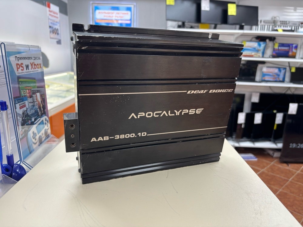 Усилитель моноблок Apocalypse AAB-3800.1D, black/ черный, Б/У, Уценка