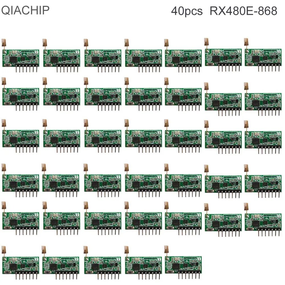 QIACHIP RX480E-868, 40шт, 868MHz