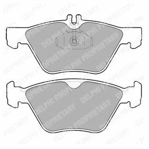 Колодки тормозные дисковые перед chrysler crossfire 2003-2007 EUROREPAR 1686269480