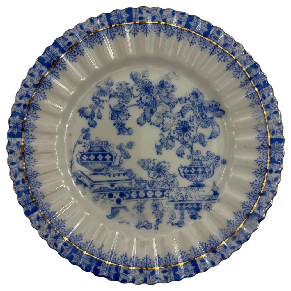 Тарелка "China Blau", 17 см, 1930-1945 гг, Porzellanfabrik C. H. Tuppack, Тифенфурт, Германия