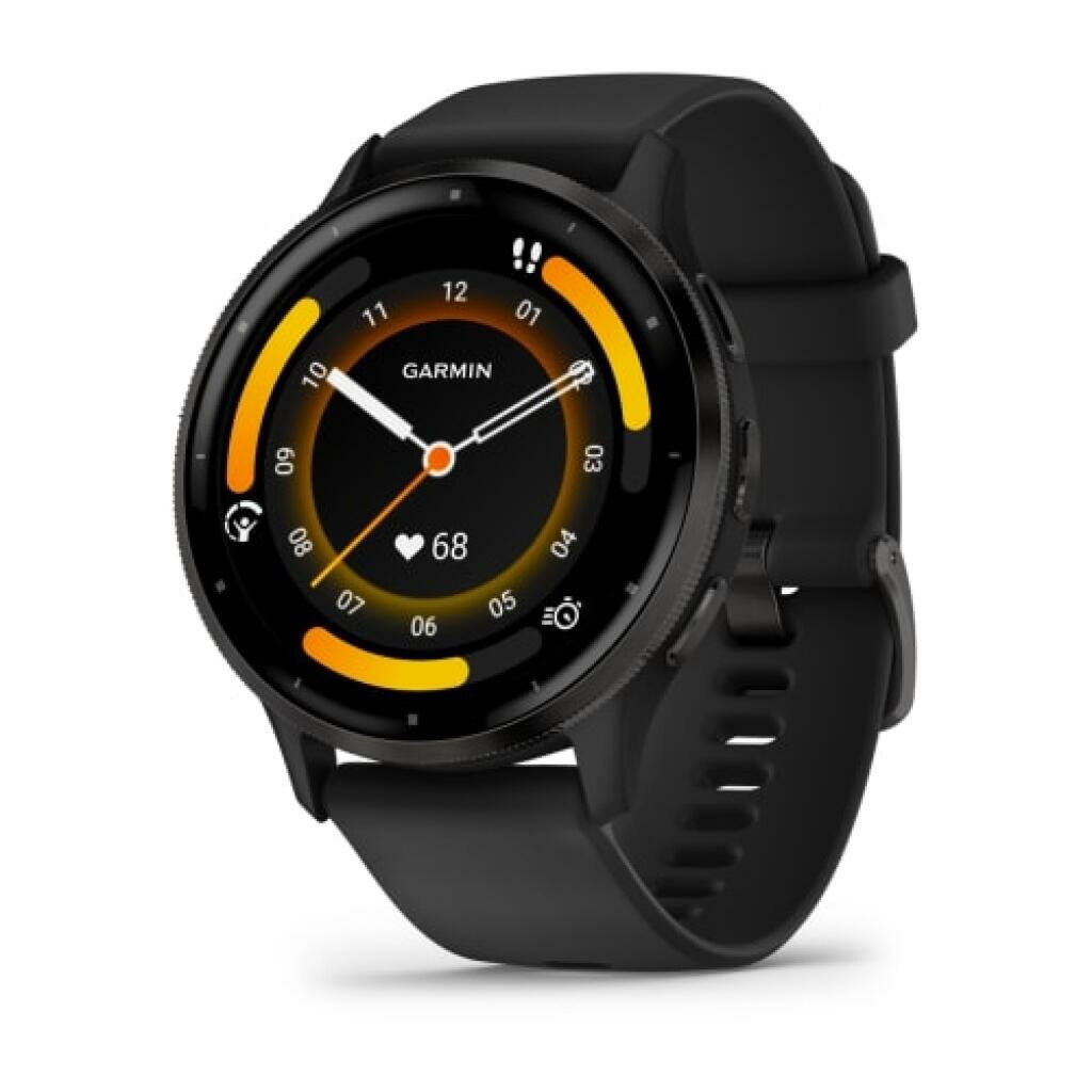 Умные часы Garmin Venu 3, AMOLED, Black (010-02784-01), Черный