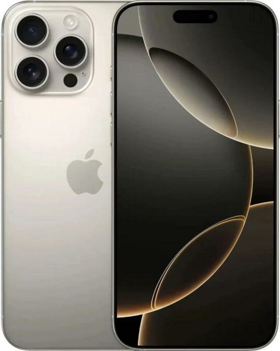 Смартфон Apple iPhone 16 Pro Max, 256Gb, Natural Titanium (Dual nano SIM)