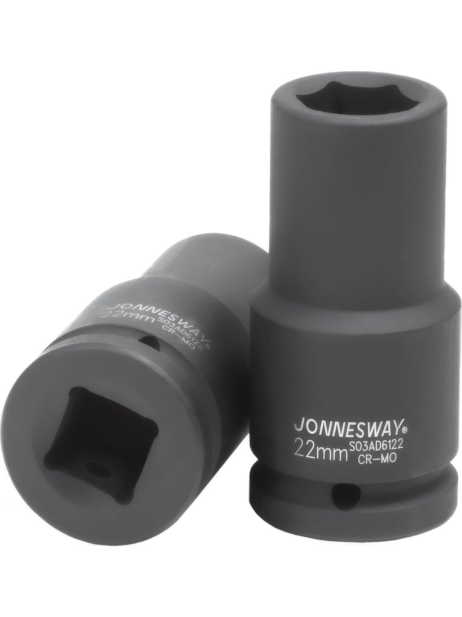 Головка торцевая ударная глубокая 3/4"DR, 22 мм JONNESWAY S03AD6122