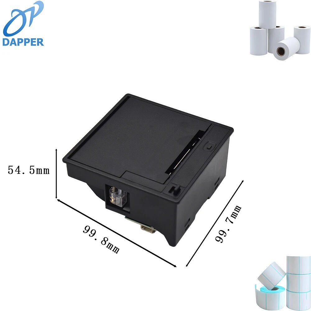 Термопринтер DAPPER 58 мм White USB TTL — фото 1