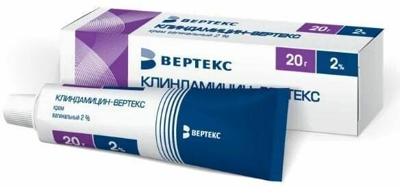 Клиндамицин, крем вагинальный 2%, 20 г