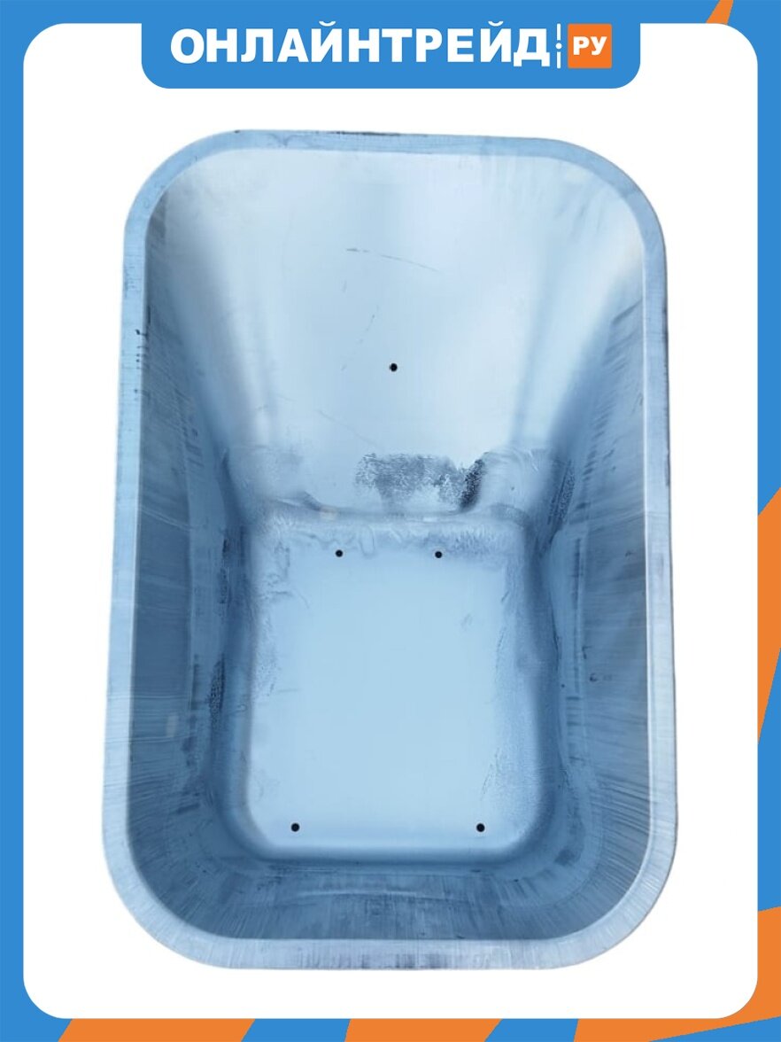 Корыто стальное Lwi оцинкованное "Steel" 130 л (130-Steel)
