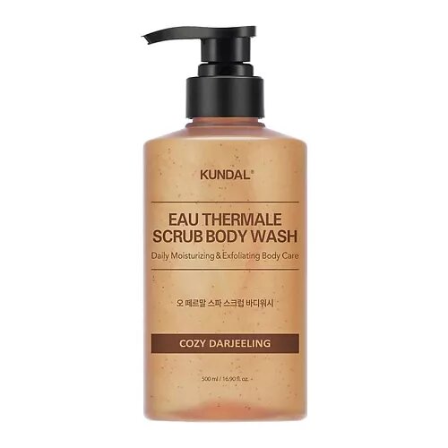 KUNDAL Скраб для тела Дарджилинг Eau Thermale Cozy Darjeeling Scrub Body Wash, 500 мл
