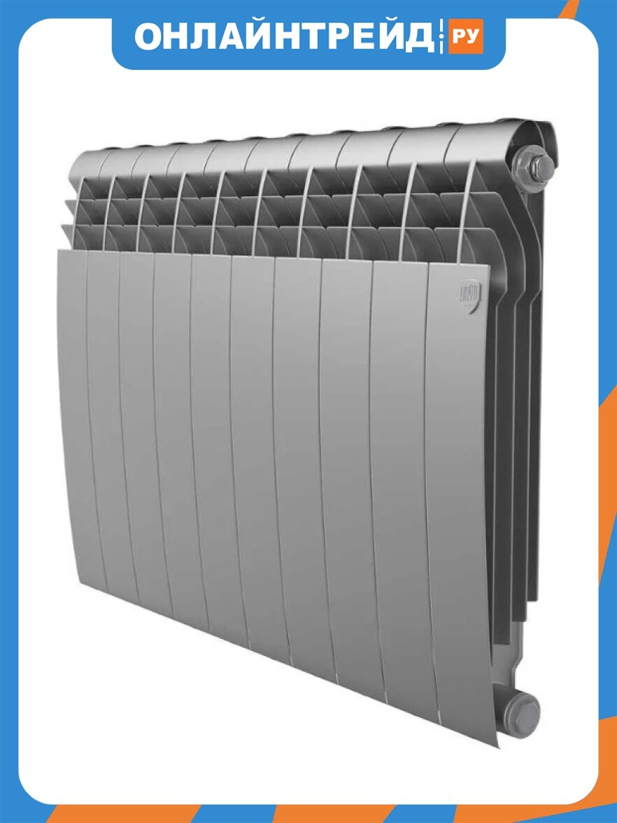 Радиатор Royal Thermo BiLiner B 500 Серебристый - 10 секц.