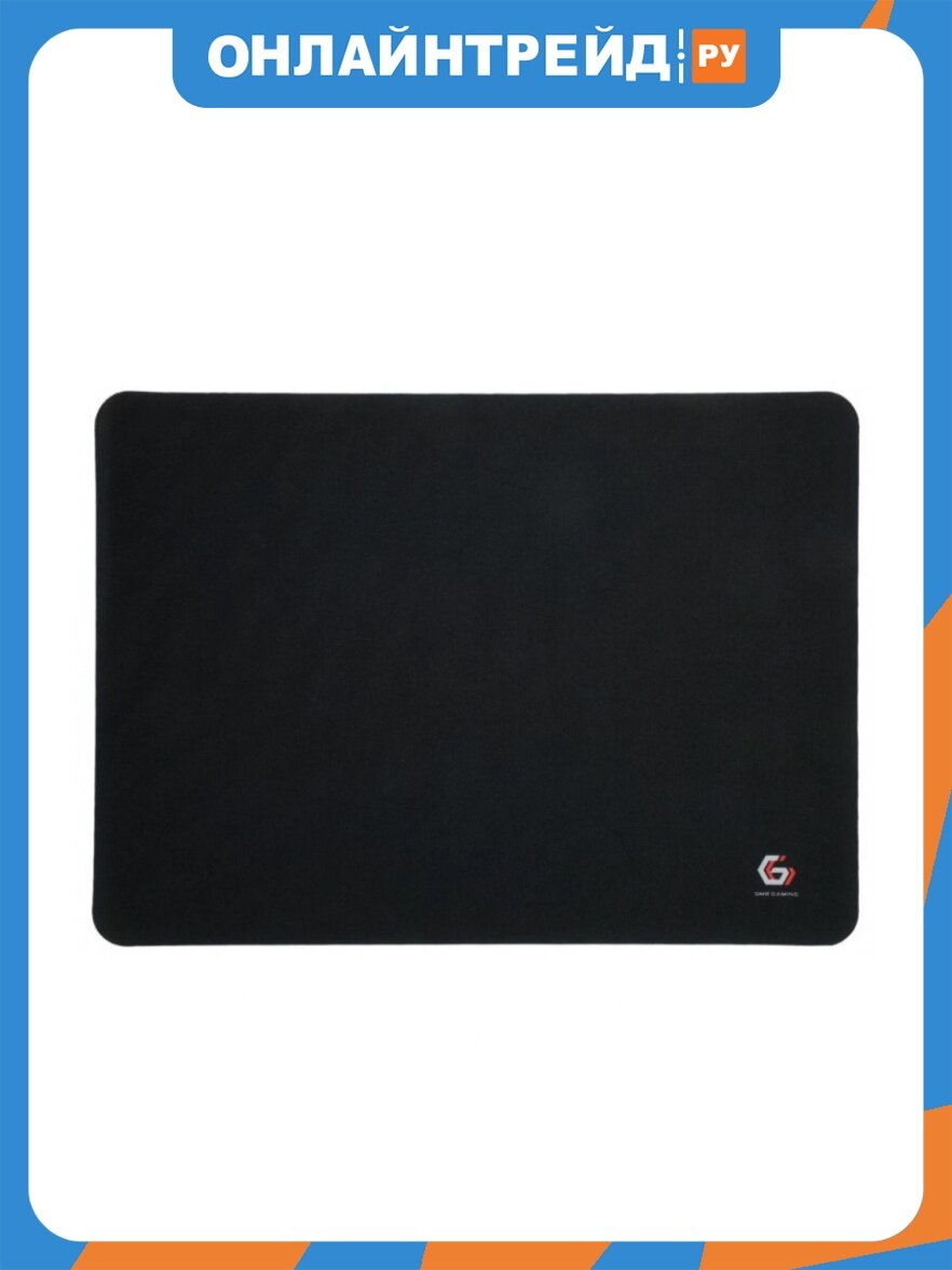 Коврик для мыши Gembird MP-35-25-BLACK черный 350х250х3мм ткань+резина