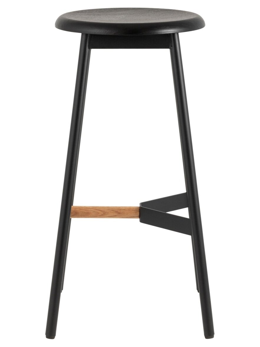 Стул барный Stool Group Knobb, черный — фото 1