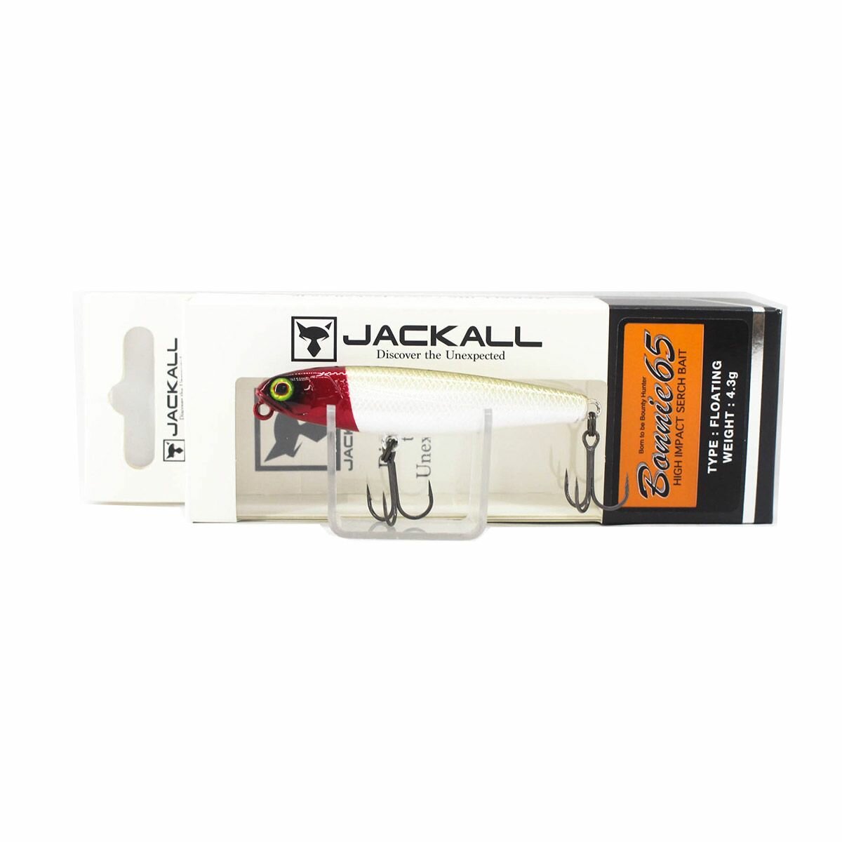 Воблер JACKALL BONNIE 65F 4.3g цвет CLASSICAL REDHEAD